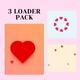 Beautiful CSS3 Website Loaders – Valentine's Day Love-Themed Loader Pack (3 Styles) by BdowneerTech